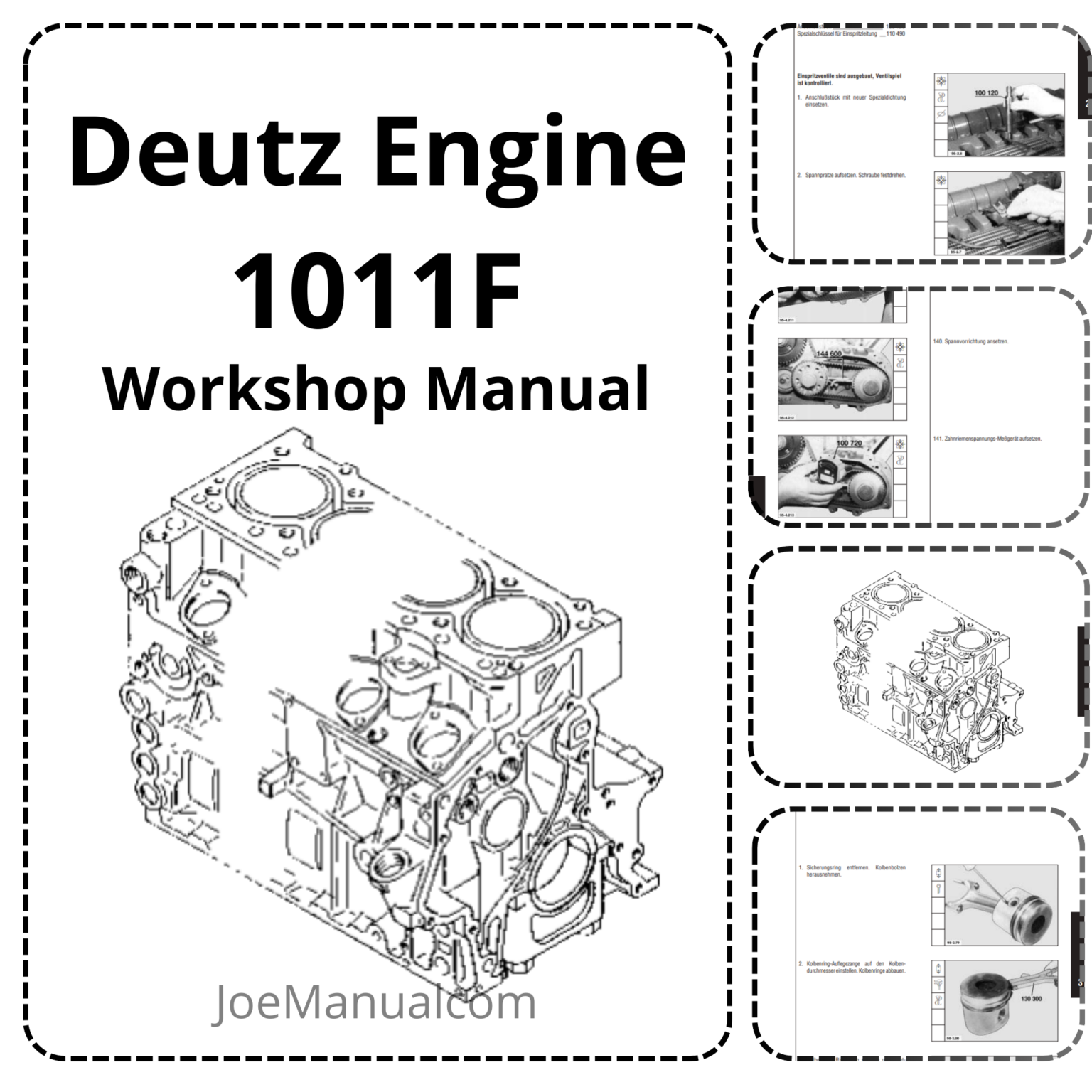 Deutz 1011F Engine Workshop Manual