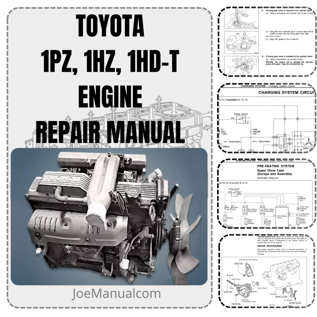 Toyota 1PZ 1HZ 1HD-T Engine Repair Manual