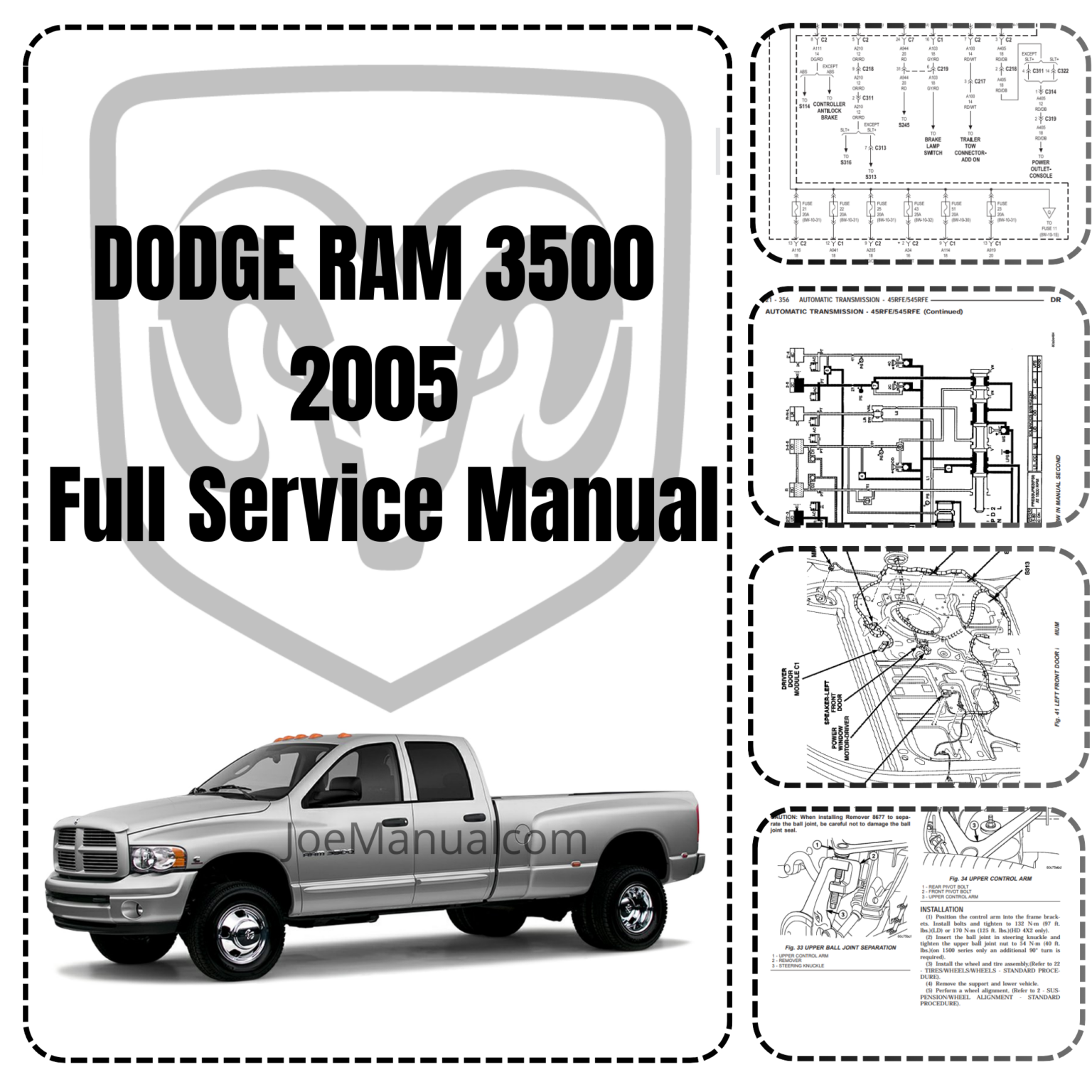 DODGE RAM 3500 2005 Full Service Manual