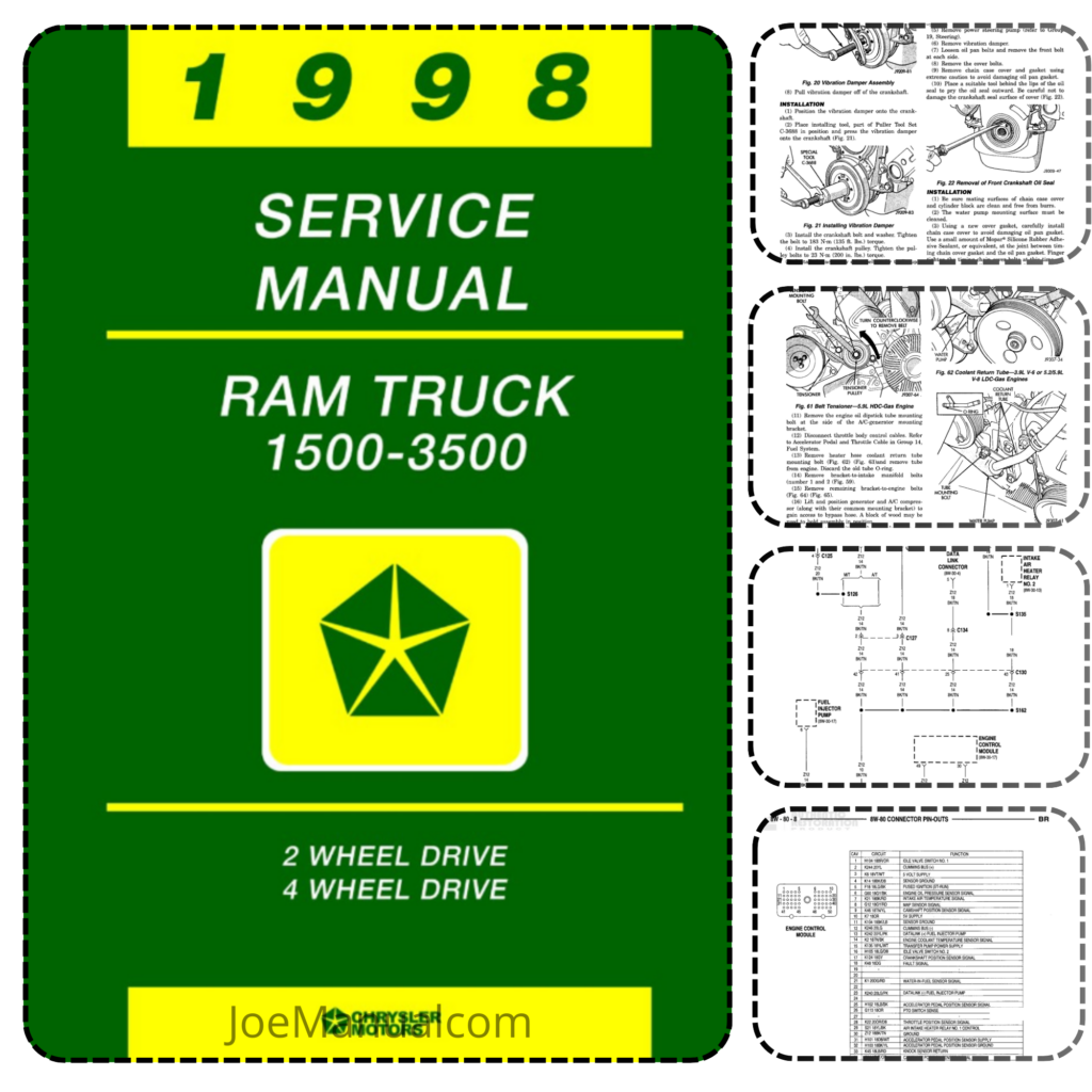 DODGE RAM 1500-3500 1998 Service Manual