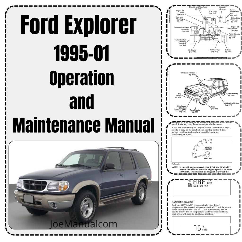 Ford Explorer 1995-01 Operation and Maintenance Manual