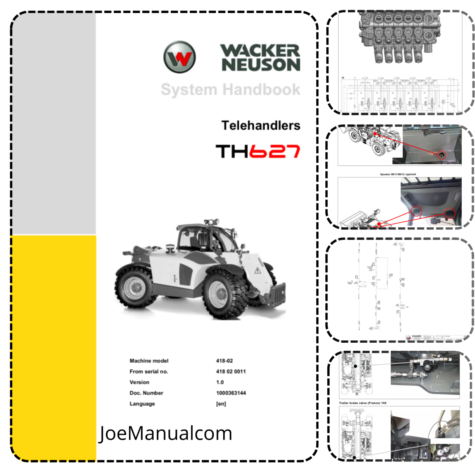 KRAMER TH627 Telehandler Service Manual