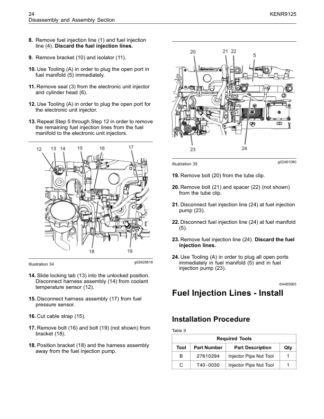 PERKINS 1204E Disassembly and Assembly