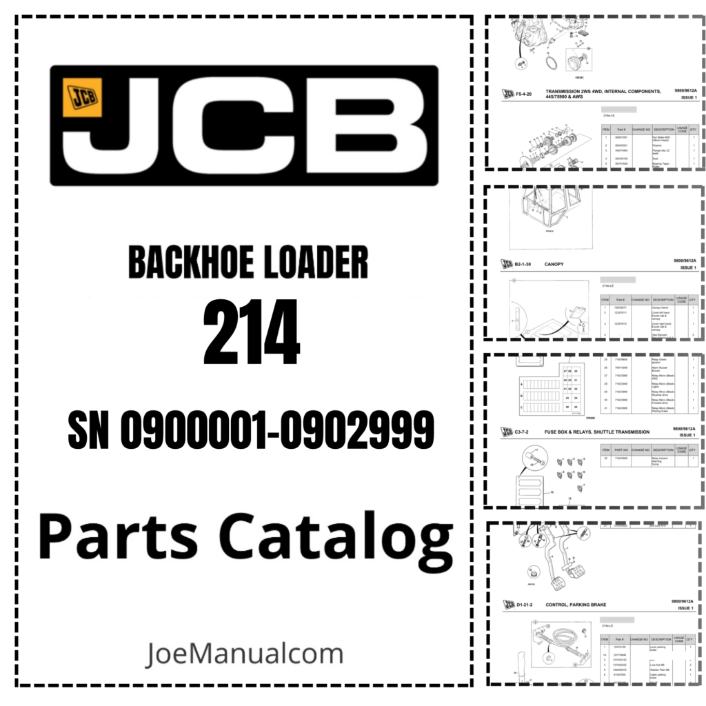 JCB JS-Excavator’s Fault Codes Full List - JoeManual.com
