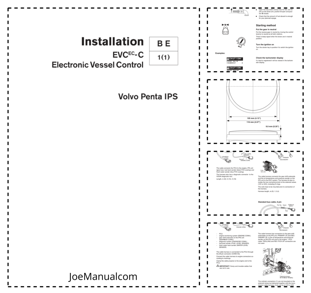 Volvo Penta IPS Electronic vessel Control Installation Manual
