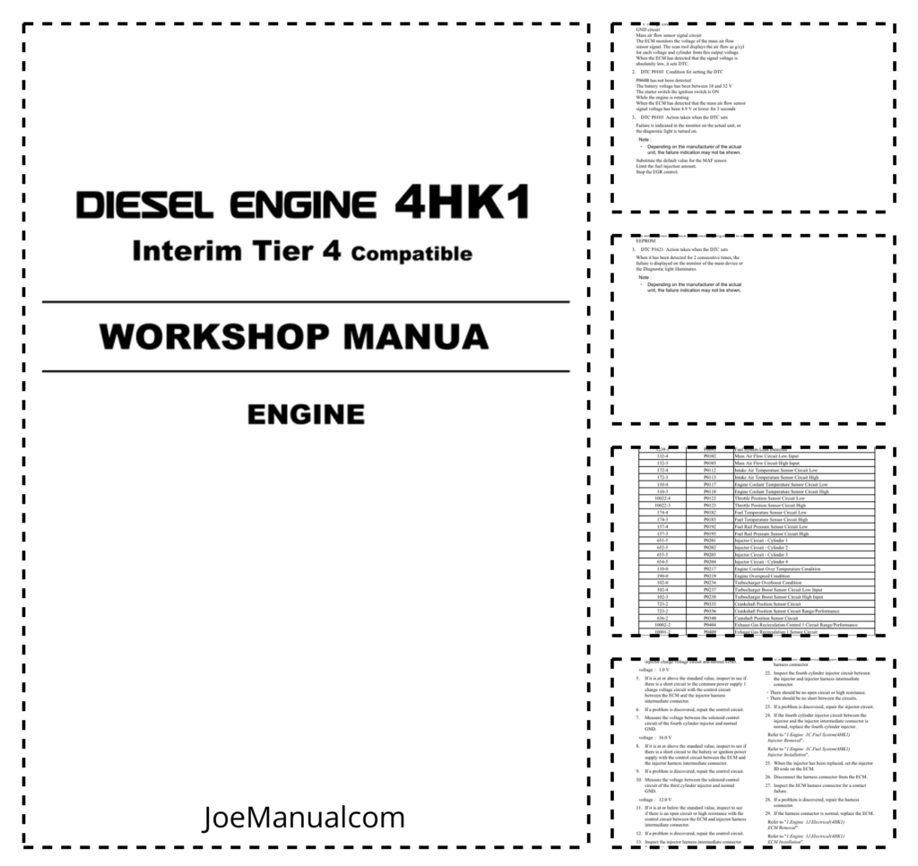 Isuzu 4HK1 Engine Technical Manual