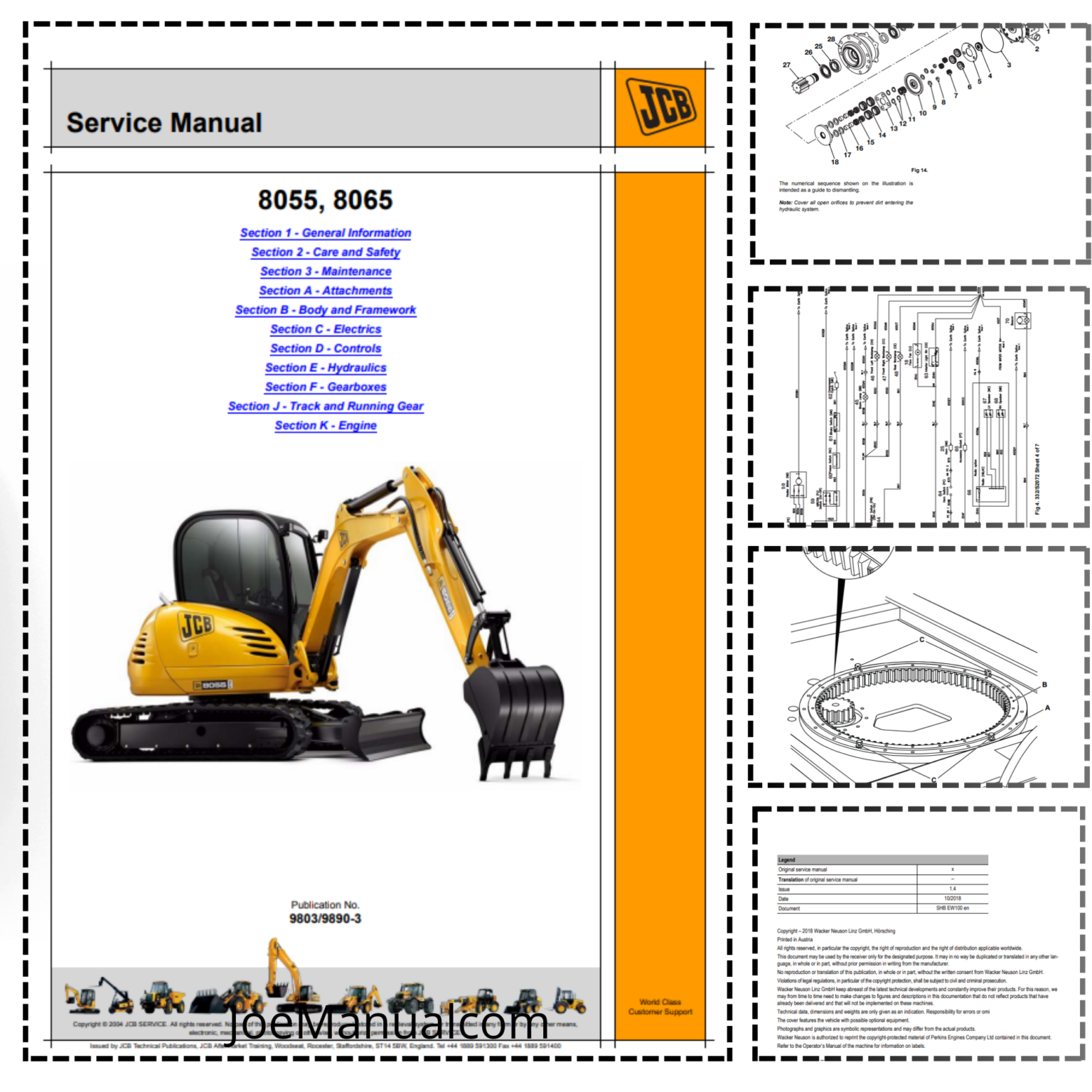 JCB JS-Excavator’s Fault Codes Full List - JoeManual.com