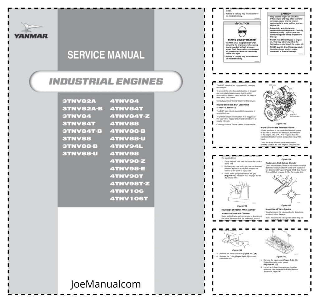 Yanmar 3TNV 4TNV Tier3 Engine Service Manual