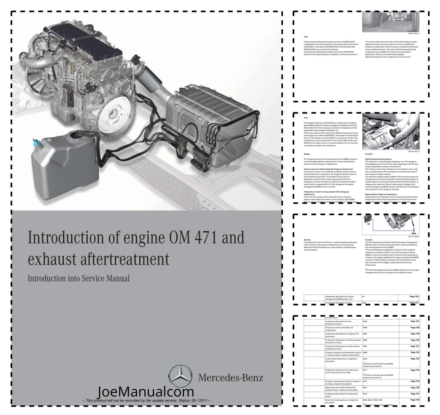 Mercedes OM 471 Engine Service Manual