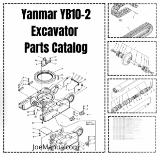 Yanmar YB10-2 Excavator Parts Manual